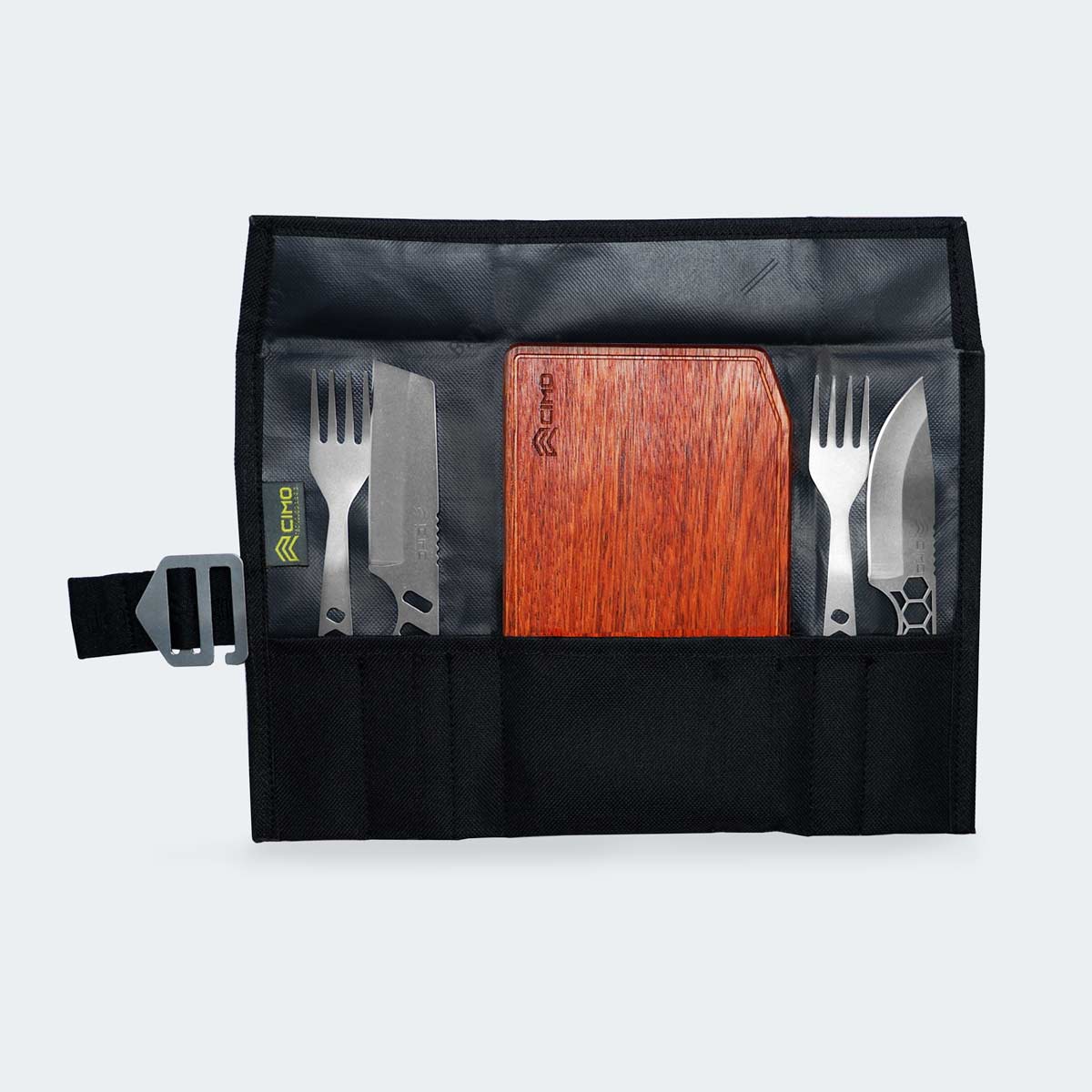 Conjunto Cimo Travel Point Cleaver Duplo com Bag Preta - IC383P